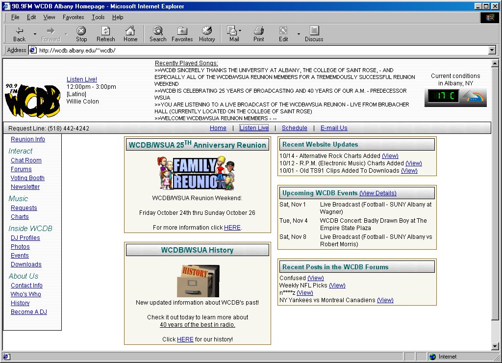 WCDB Anniversaries and Reunions | wcdb.org